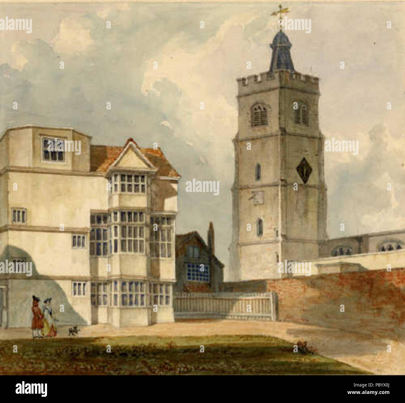 264 1750 st augustines tower Stock Photo - Alamy