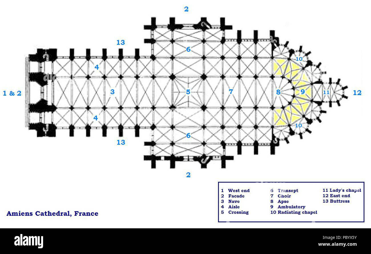 Floorplan cathedral hi-res stock photography and images - Alamy