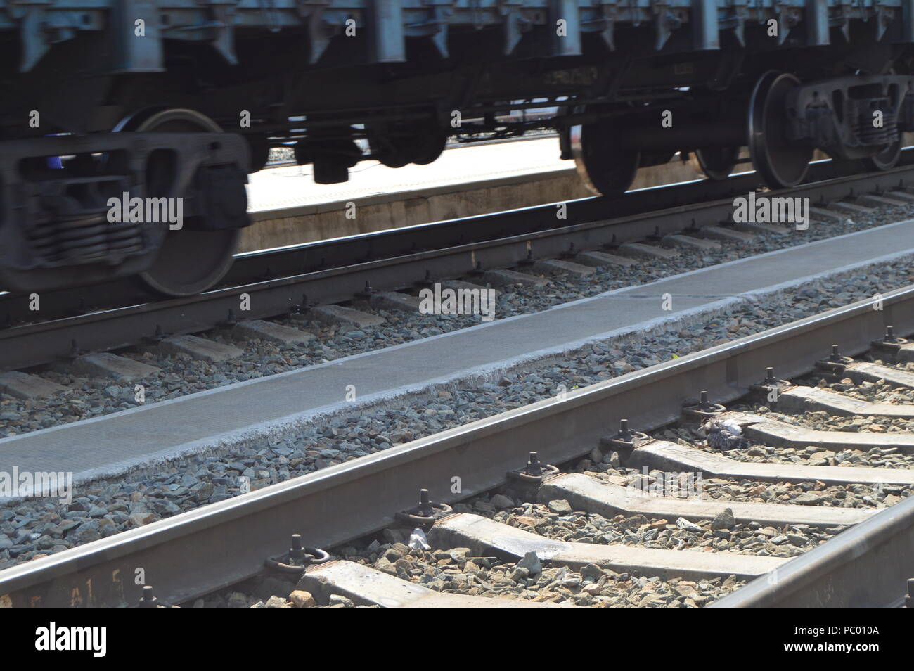 The concept of logistics of transportation of goods by rail, freight ...