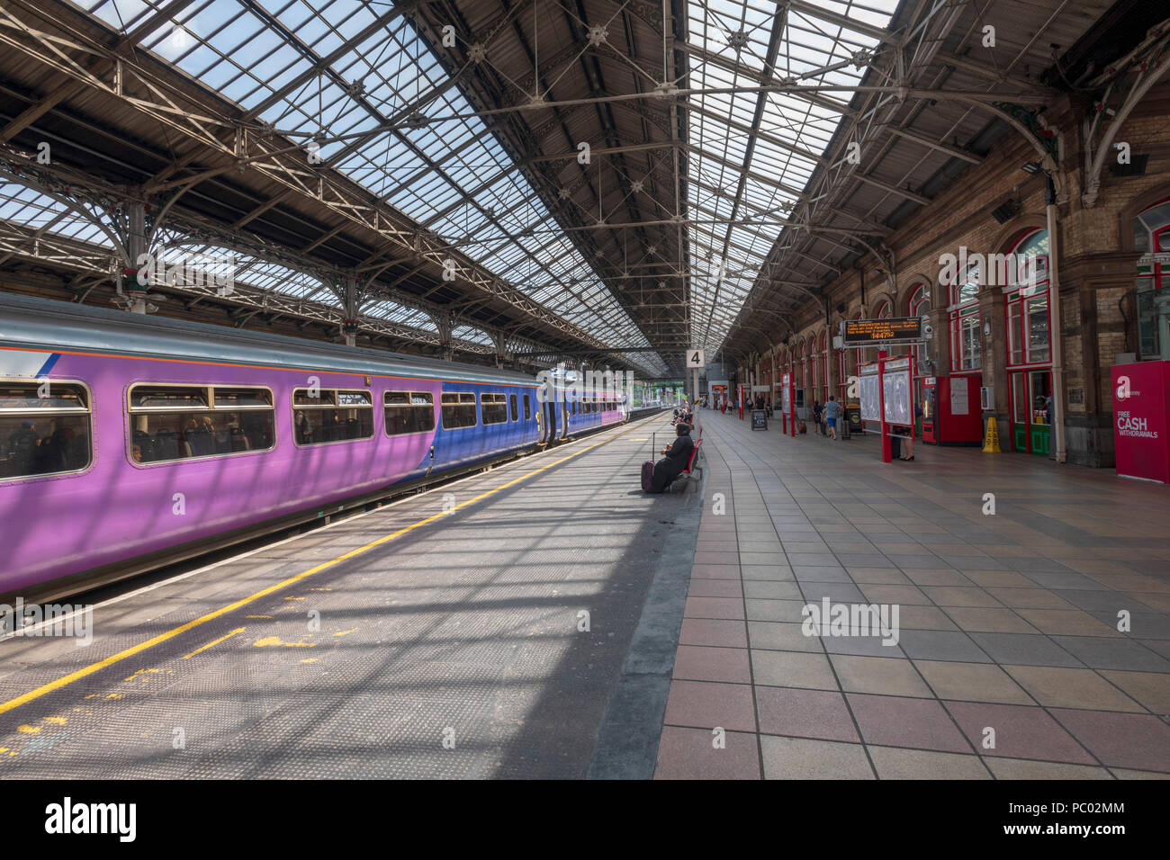 Preston railway station Stock Photo - Alamy