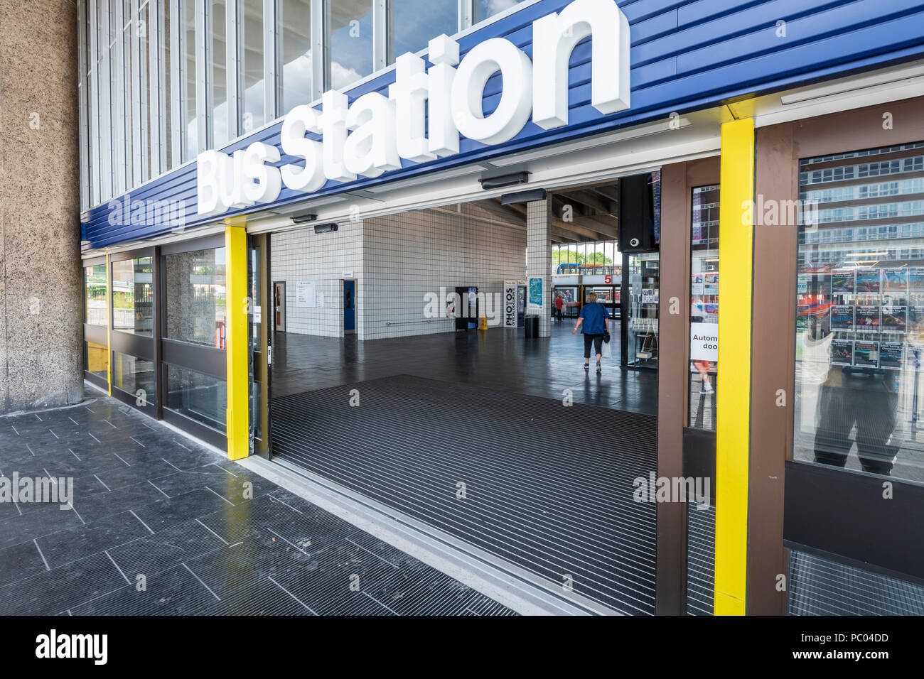 Preston bus station Stock Photo - Alamy