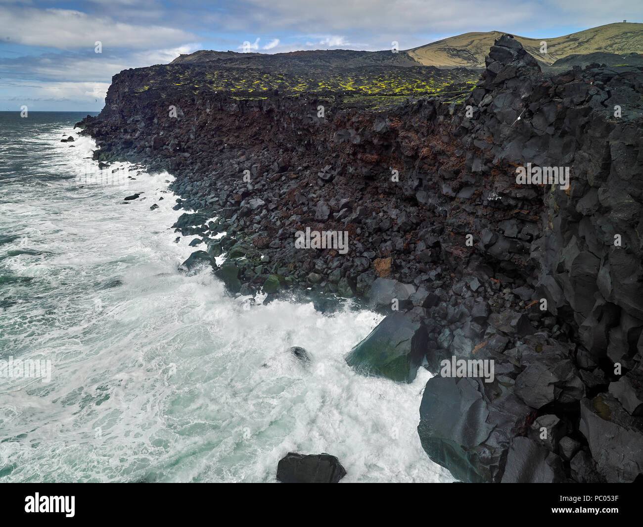 Coastline, Surtsey Island, Westman Islands, Iceland Stock Photo - Alamy