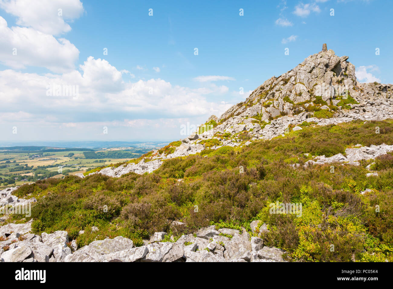 Stiperstones, Shropshire landscape, UK Stock Photo - Alamy