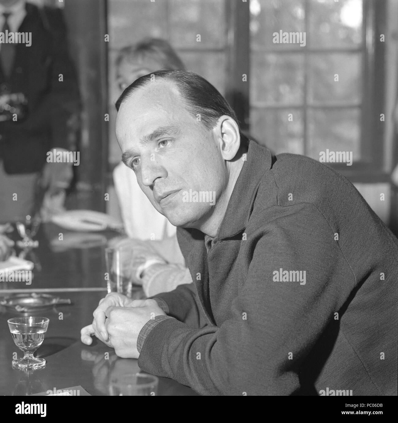 Ingmar Bergman. 1918-2007. Swedish film director. Pictured here 1962 ...