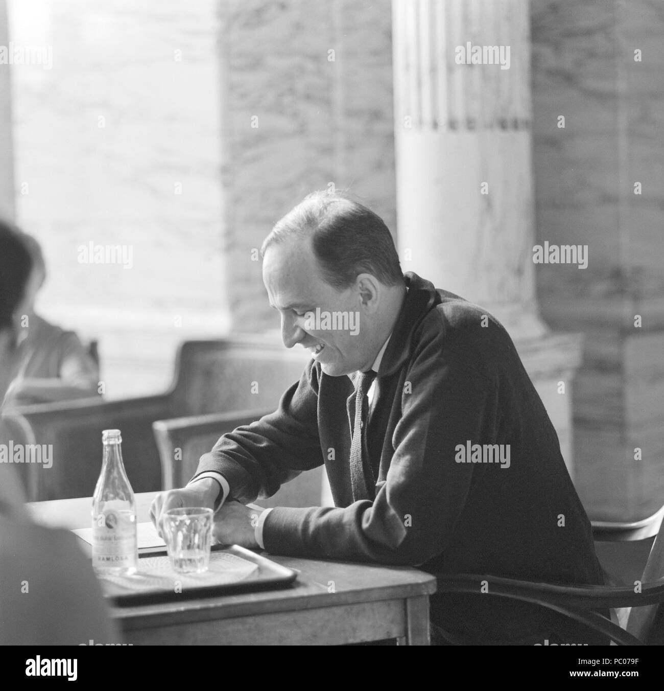 Ingmar Bergman. 1918-2007. Swedish film director. Pictured here 1963 ...