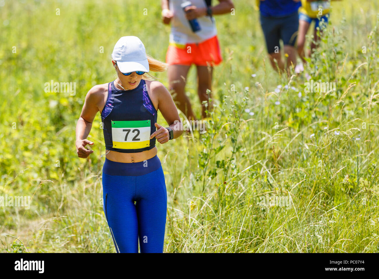 Ultra trail woman hi-res stock photography and images - Alamy