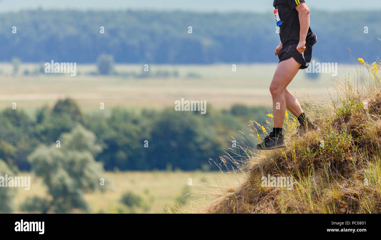 Female cross country runner training hi-res stock photography and ...