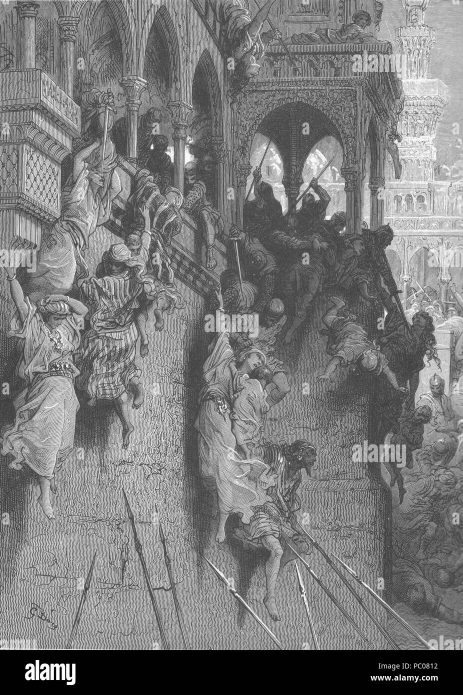 260 Gustave dore crusades the massacre of antioch Stock Photo - Alamy