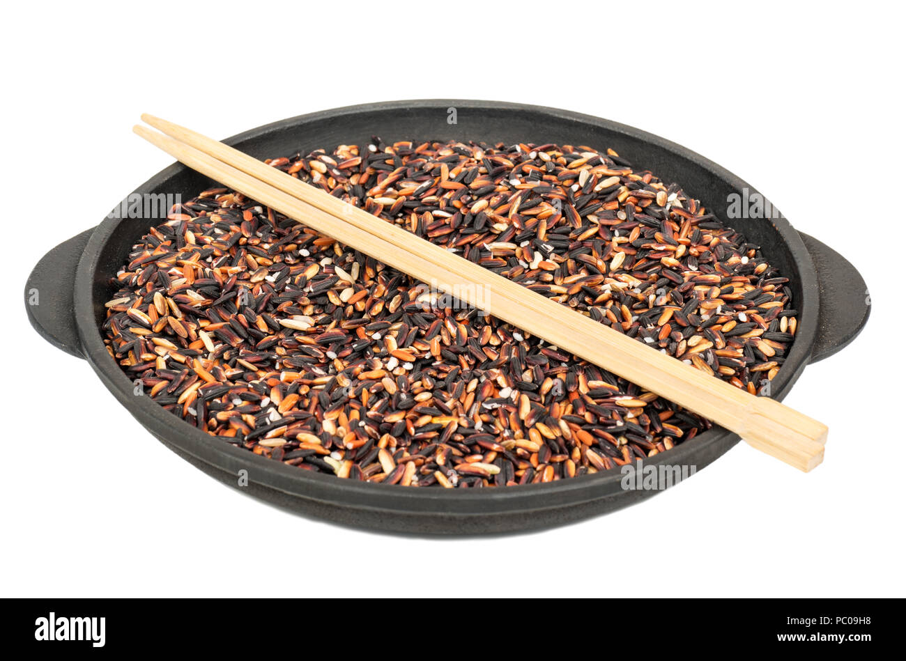 Closeup rice frying on pan hi-res stock photography and images - Alamy