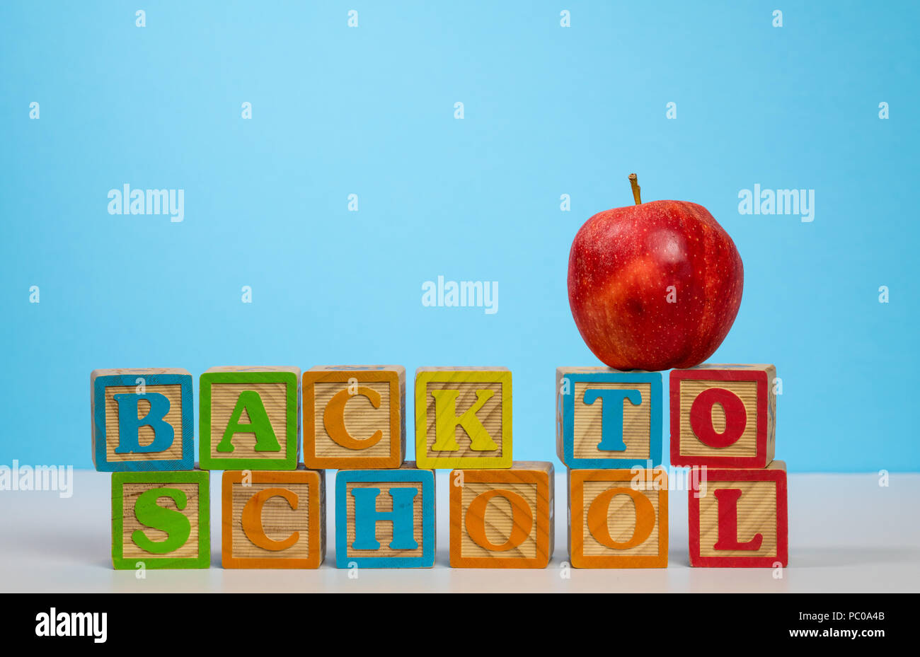 Apple abc blocks hi-res stock photography and images - Alamy