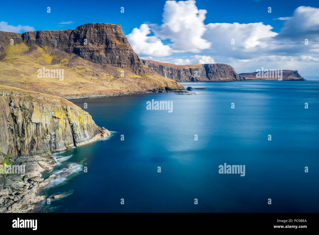 Waterstein Head seen from Neist Point, Highland, Scotland, United ...