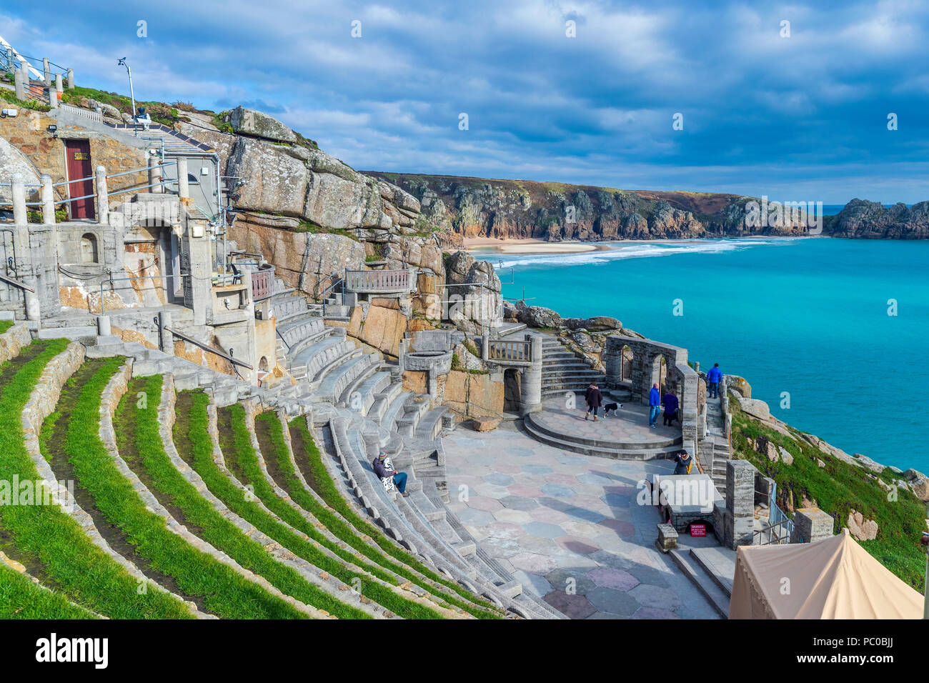 Minack Theatre, Porthcurno, Cornwall, England, United Kingdom, Europe ...