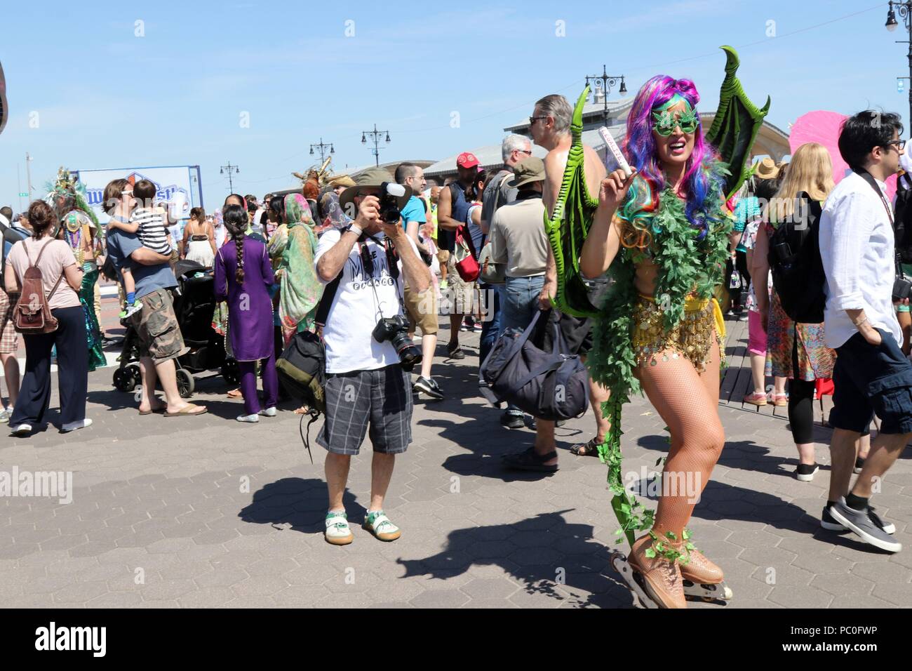 New York, NY USA. 30th. Jul, 2018. Known as the Trump Puppet performer ...