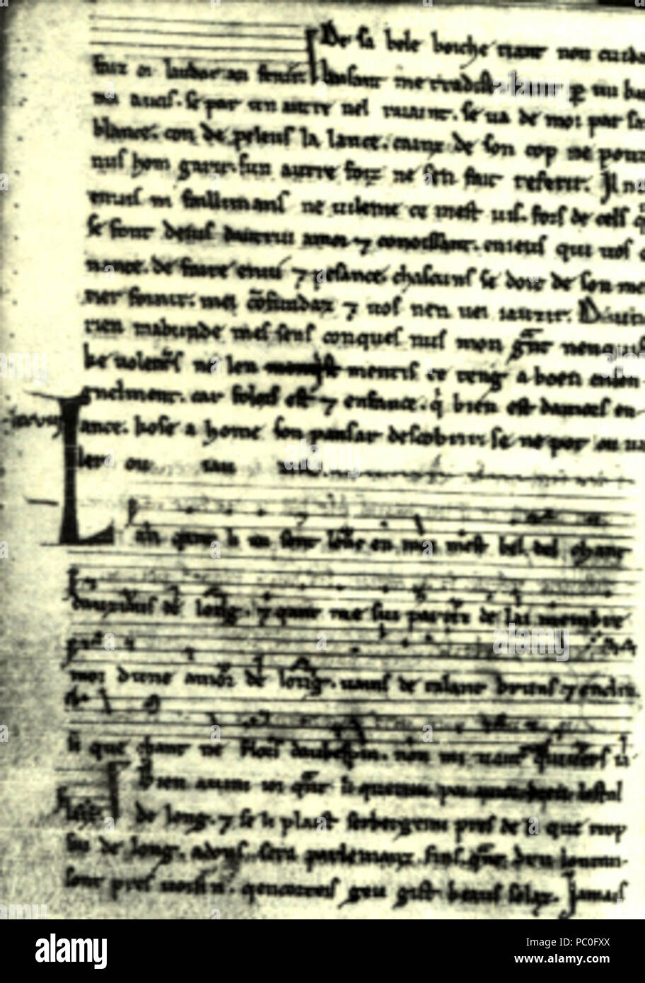 122 Chansonnier X Stock Photo - Alamy