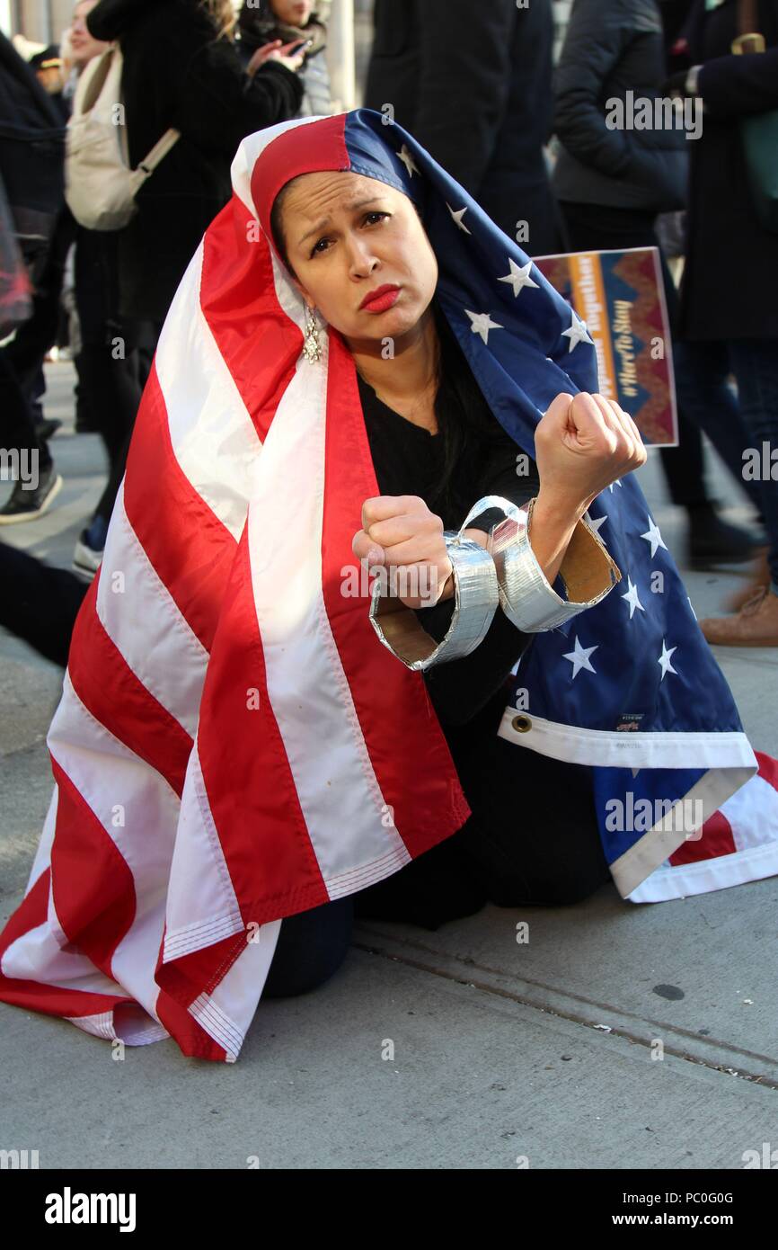 New York, NY USA. 30th. Jul, 2018. Known as the Trump Puppet performer ...