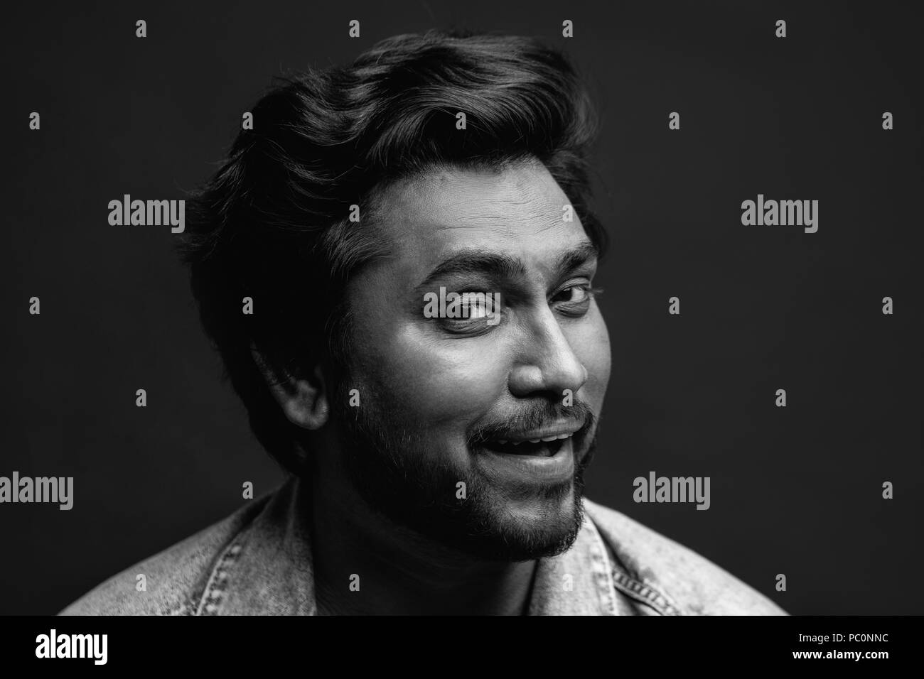 Indian men with sunglasses Black and White Stock Photos & Images - Alamy