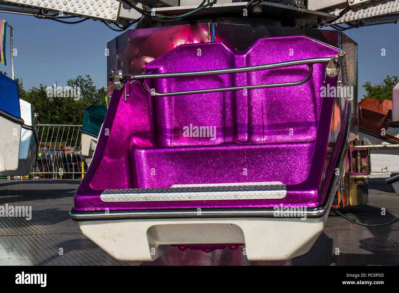 Bucket Seat For Carnival Ride Stock Photo - Alamy