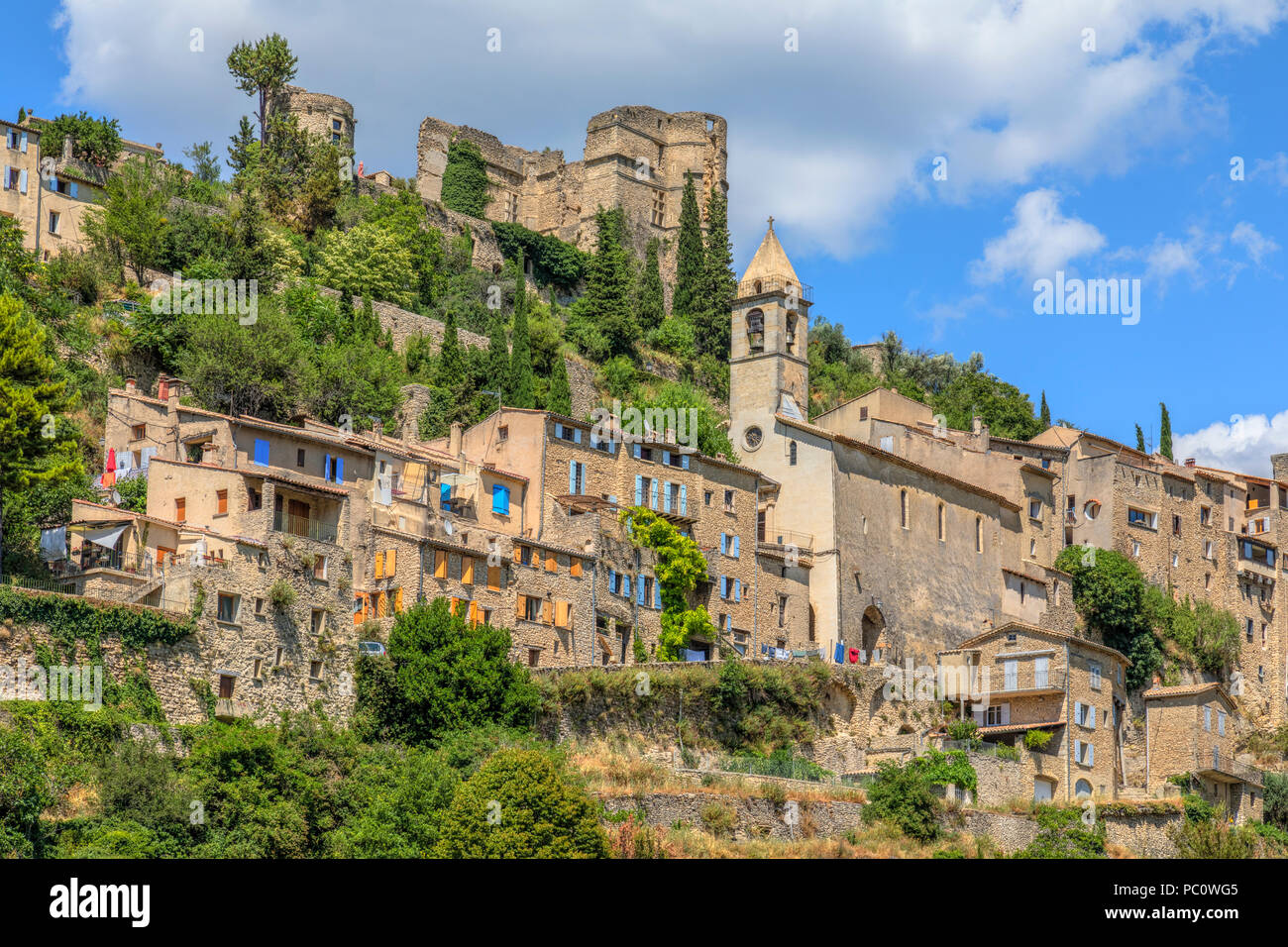 Montbrun-les-Bains, Drome, France, Europe Stock Photo - Alamy