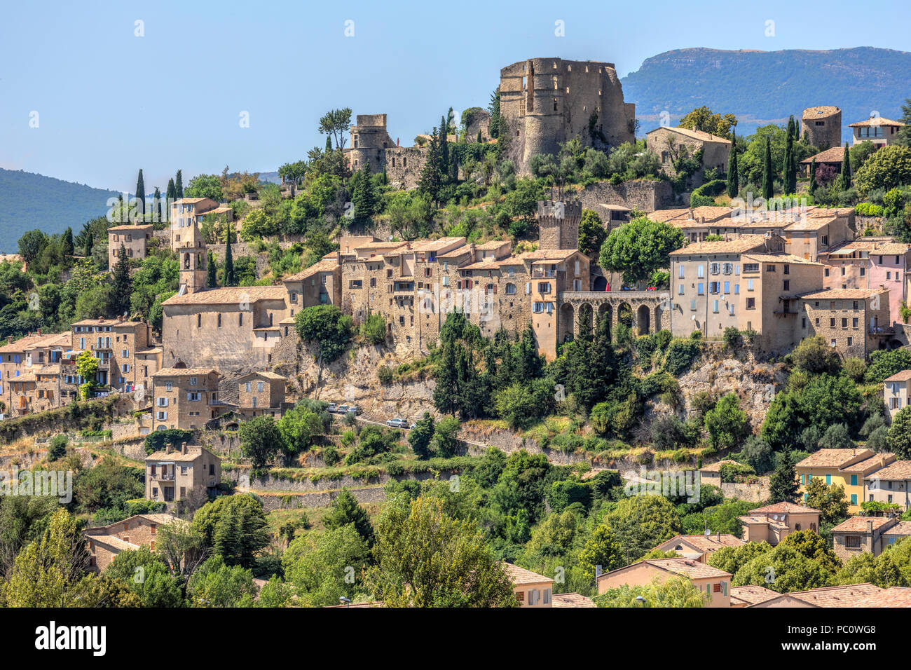 Montbrun-les-Bains, Drome, France, Europe Stock Photo - Alamy
