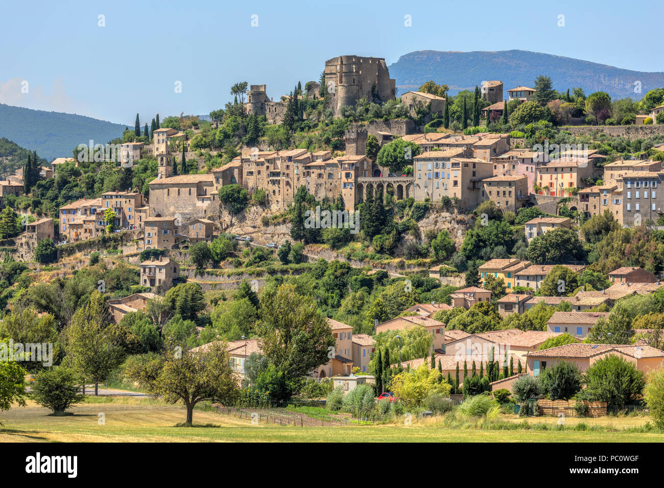 Montbrun-les-Bains, Drome, France, Europe Stock Photo - Alamy