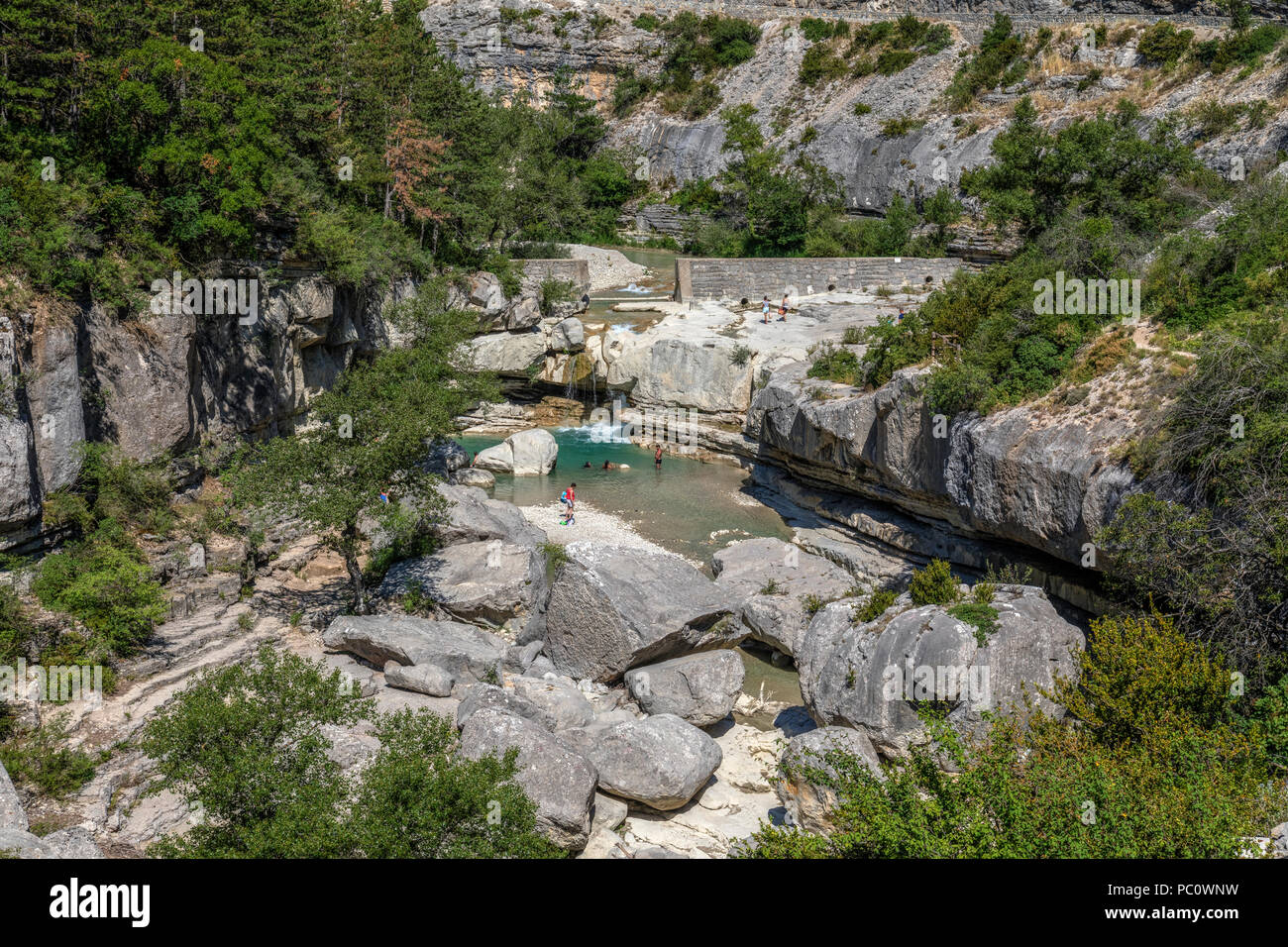 Gorges de la Meouge, Drome, Provence, France Stock Photo - Alamy