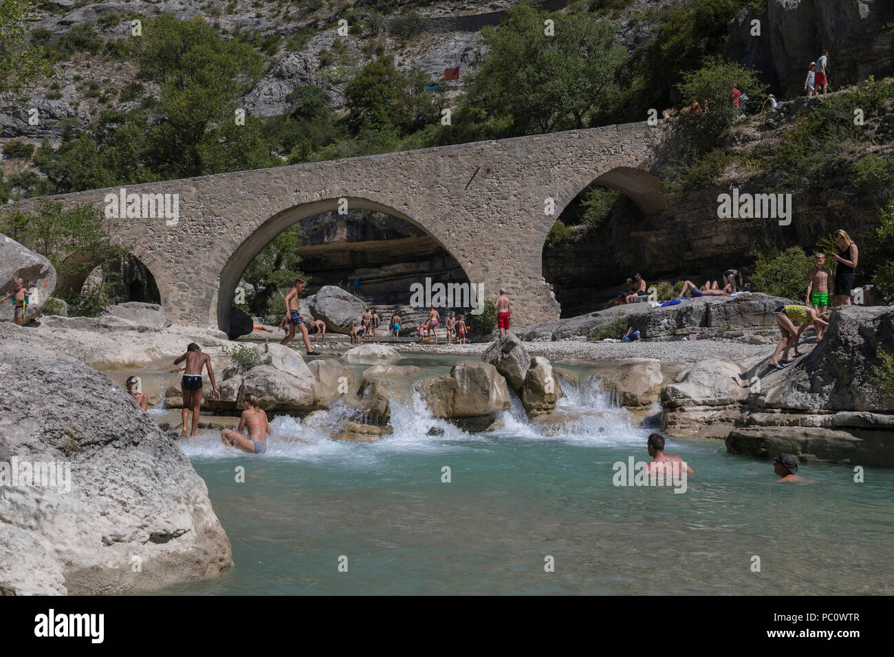 Gorges de la Meouge, Drome, Provence, France Stock Photo - Alamy