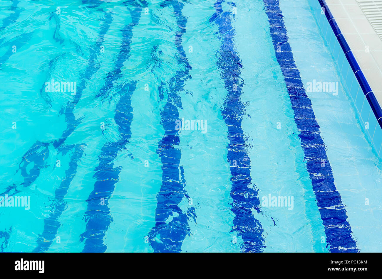 floor paths in the swimming pool background, aqua texture Stock Photo ...