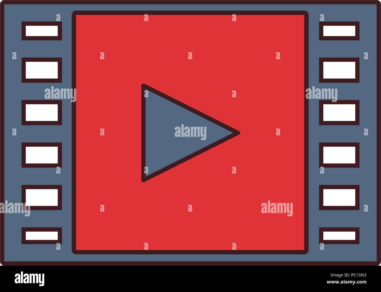Play video symbol vector illustration graphic design Stock Vector Image ...