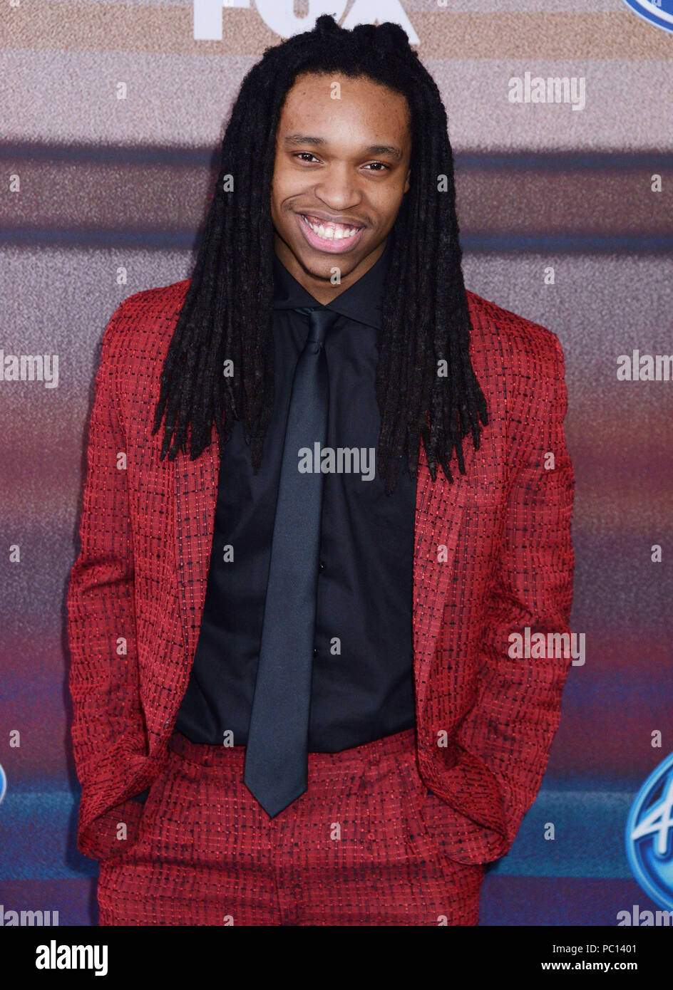 Qaasim Middleton 160 at the American Idol XIV Finalists Party 2015 The ...