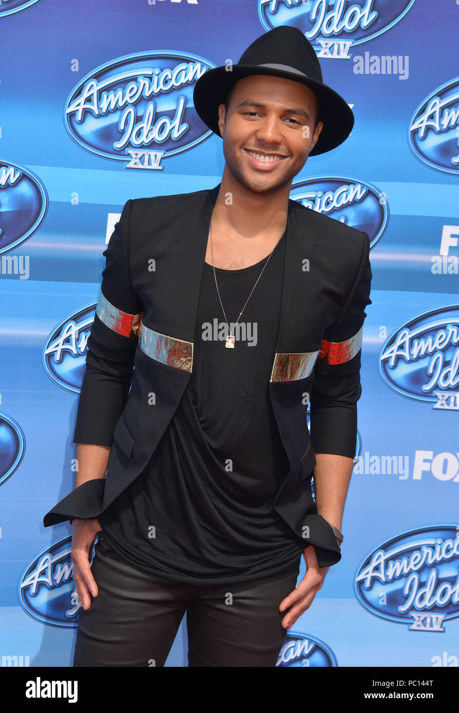 Rayvon Owen at the American Idol XIV Finale 2015 at the Dolby Theatre ...