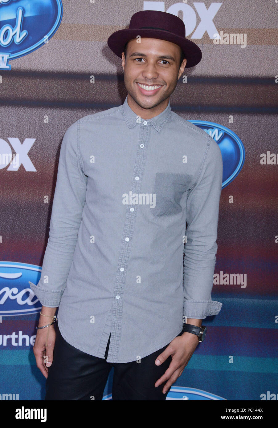 Rayvon Owen at the American Idol XIV Finalists Party 2015 The District ...