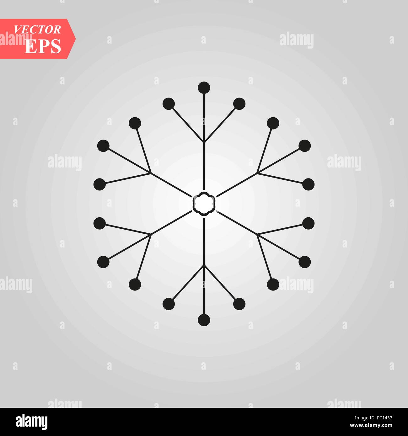 Molecular structure of ice Stock Vector Images - Alamy