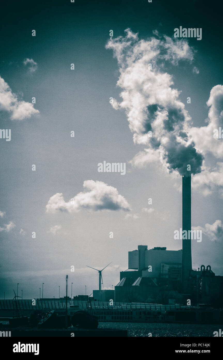 Industrial Chimney Smoke Stock Photo - Alamy