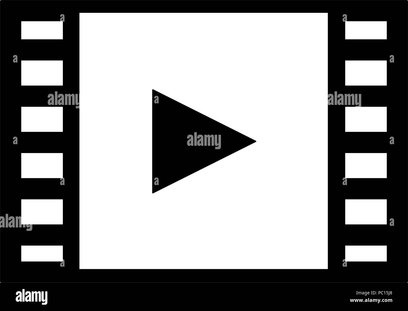 Play video symbol vector illustration graphic design Stock Vector Image ...