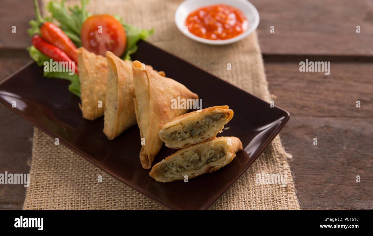 samosa or sambusa Stock Photo - Alamy