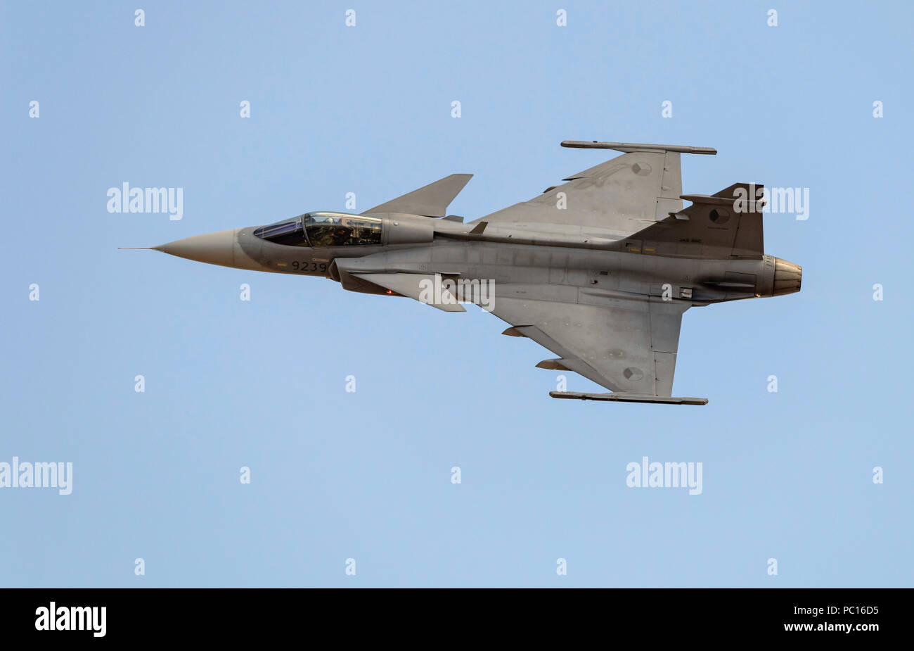Saab gripen in flight hi-res stock photography and images - Alamy