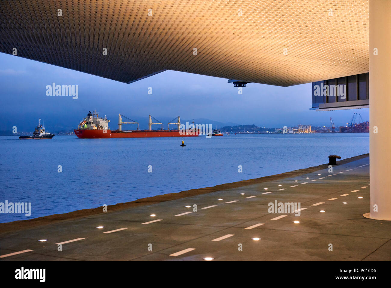 Botin Center Museum Art and Culture. Botin Foundation, architect Renzo ...
