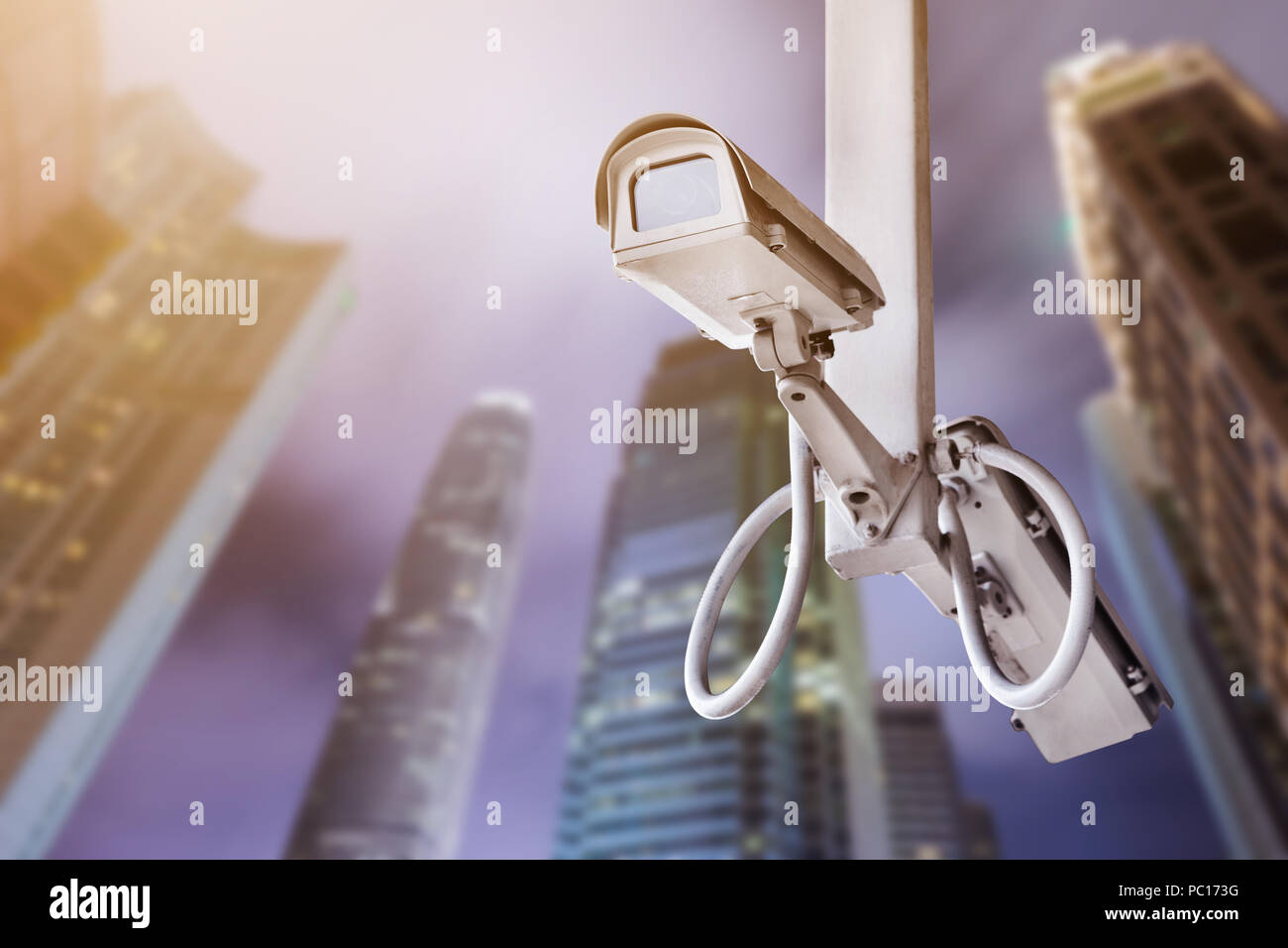 traffic security camera surveillance (CCTV) in the city Stock Photo - Alamy