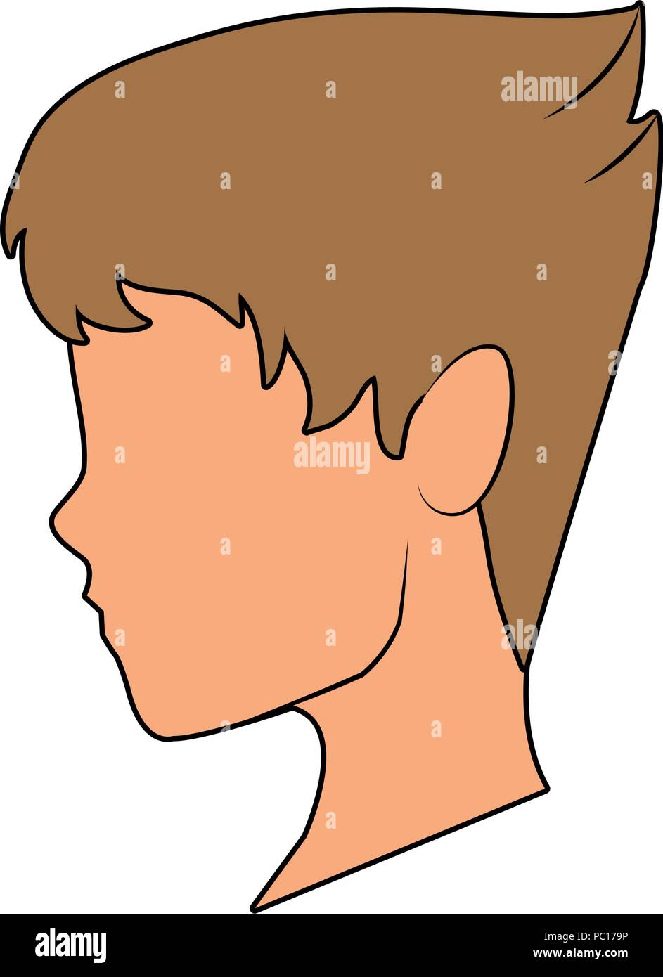 Man faceless head vector illustration graphic design Stock Vector Image ...