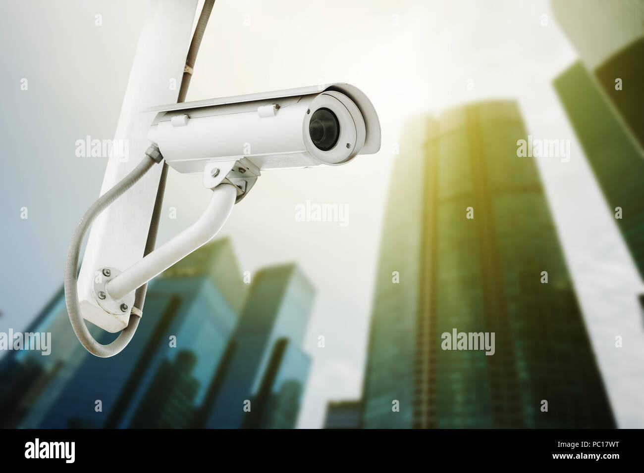 traffic security camera surveillance (CCTV) in the city Stock Photo - Alamy