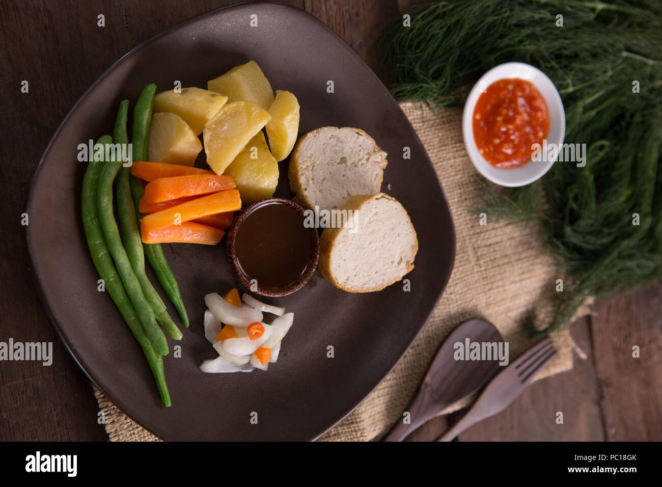 indonesian galantine food Stock Photo - Alamy