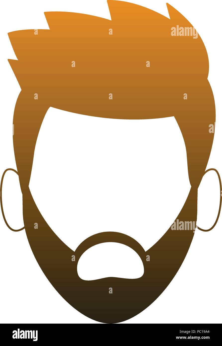 Man faceless head vector illustration graphic design Stock Vector Image ...