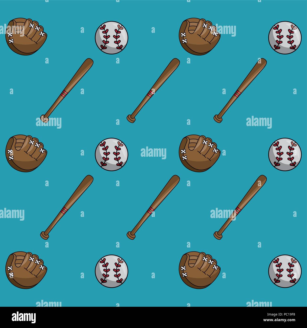 Baseball player pattern vector hi-res stock photography and images - Alamy