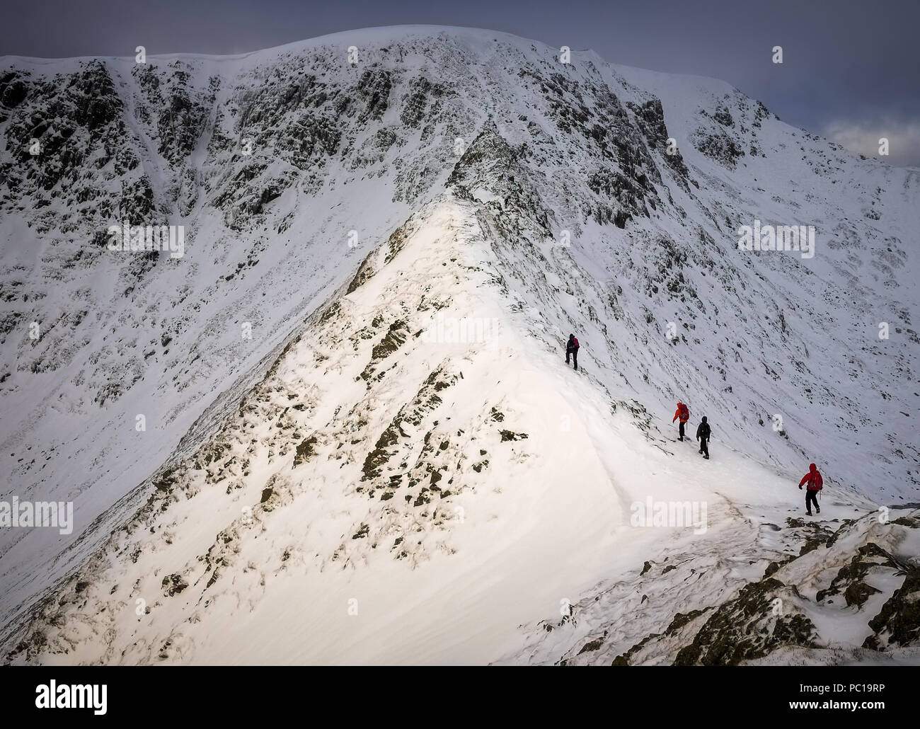 Striding Edge, Lake District Stock Photo - Alamy