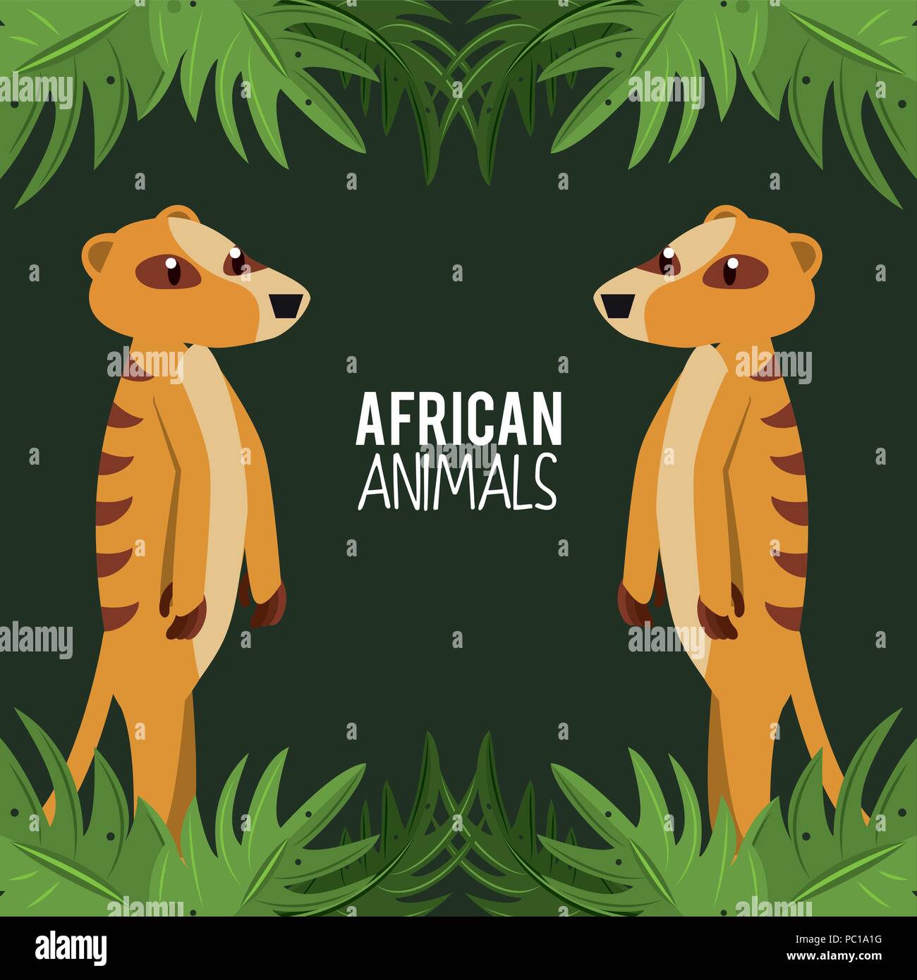 African animals cartoon Stock Vector Image & Art - Alamy