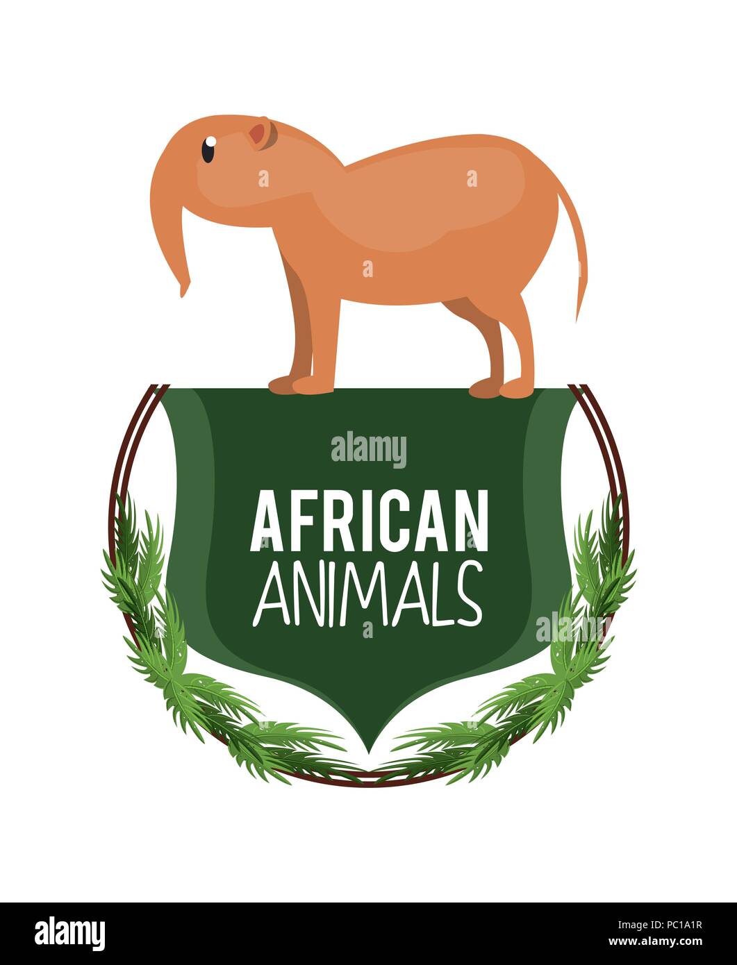 African animals cartoon Stock Vector Image & Art - Alamy
