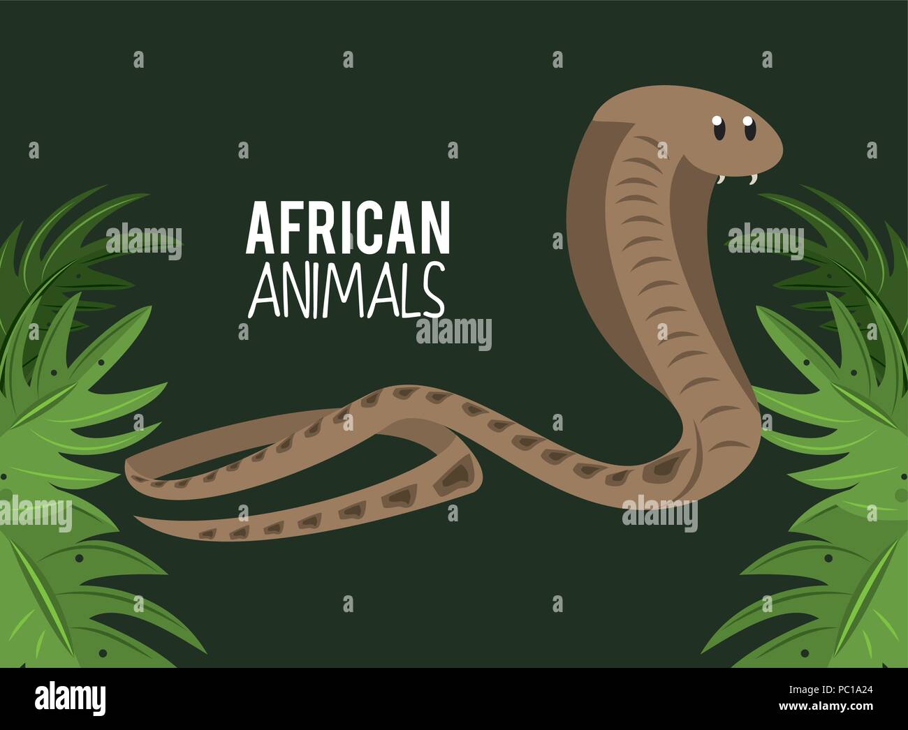 African animals cartoon Stock Vector Image & Art - Alamy