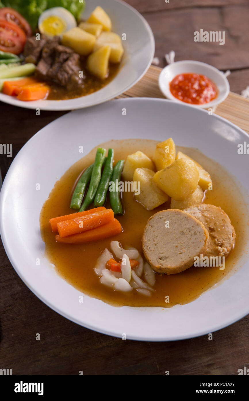 indonesian galantine food Stock Photo - Alamy