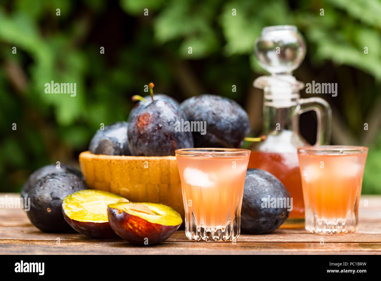 šljivovica plum brandy] hi-res stock photography and images - Alamy