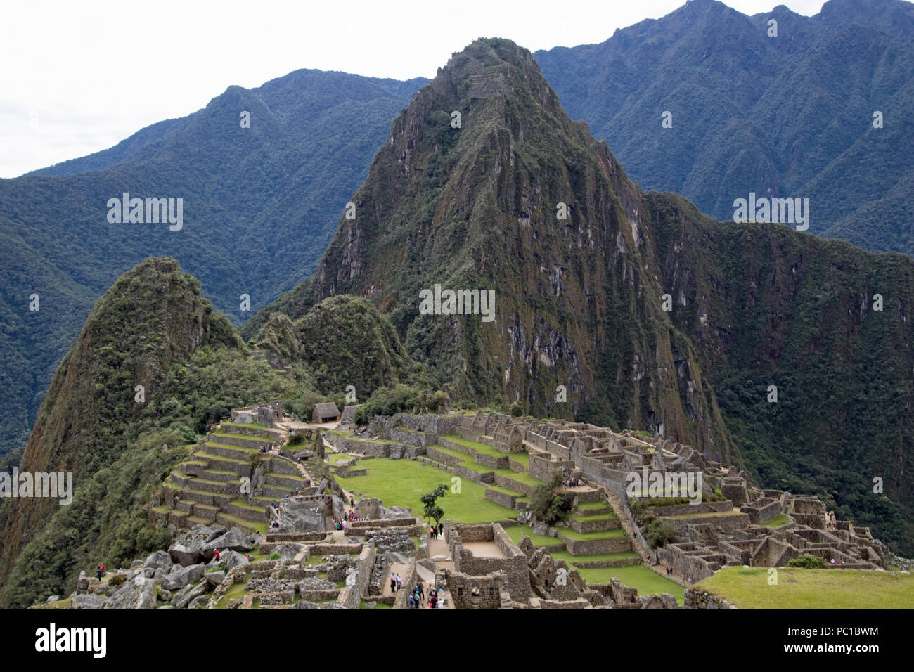Ancient Inca Ruins at Machu Picchu Stock Photo - Alamy